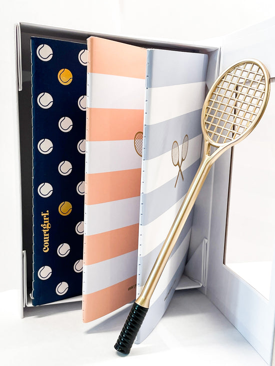 Journal & Racquet Pen Gift Set – courtgirl.